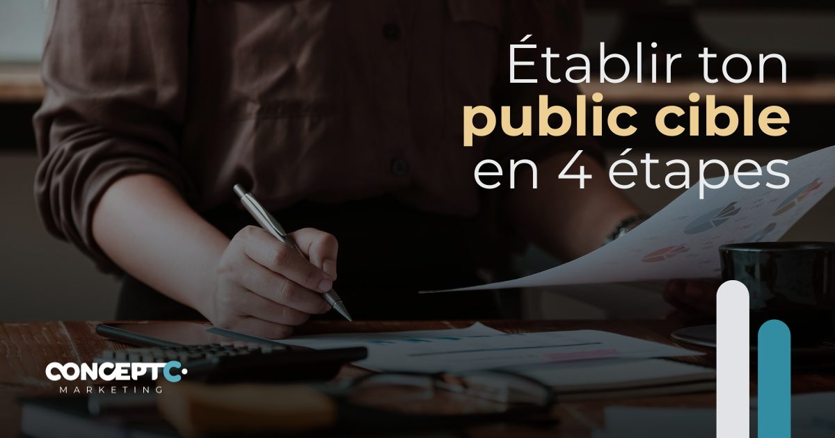 Établir ton public cible en 4 étapes - Concept C Marketing